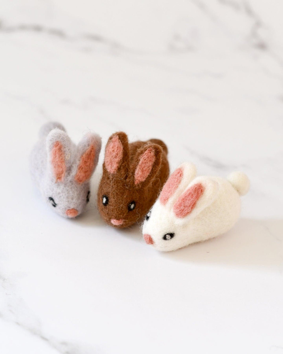 Felt Rabbits - 3 Rabbits | Tara Treasures