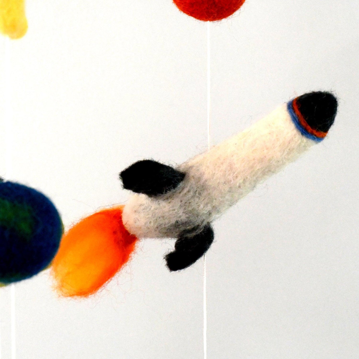 Baby Cot Mobile - Outer Space, Rocket and Astronaut | Tara Treasures ...