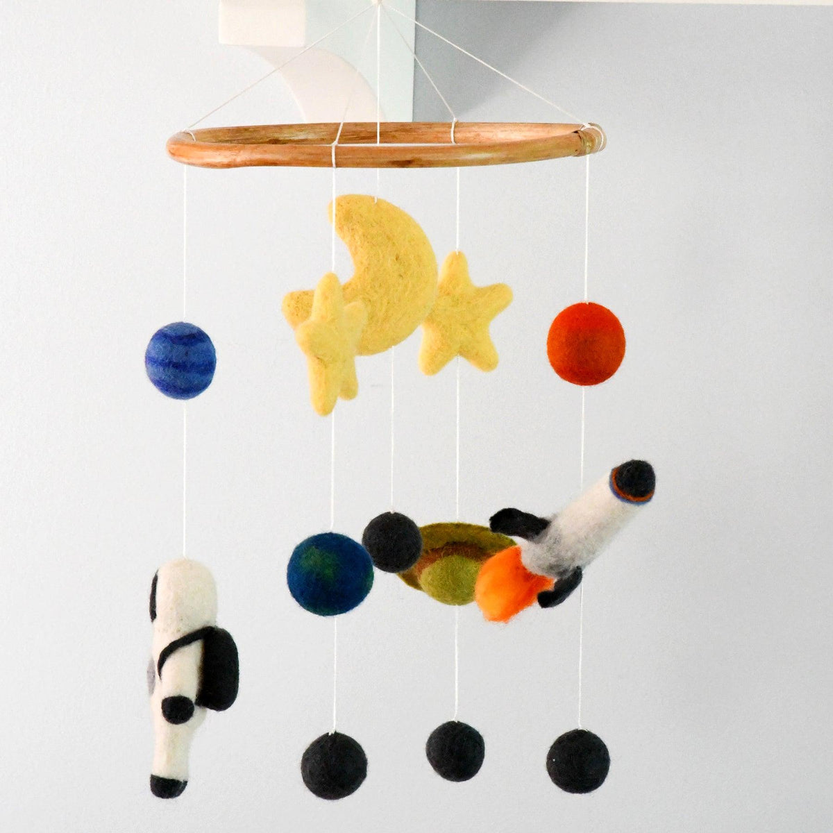 Outer Space, Astronaut and Rocket Nursery Cot (Crib) Mobile – Tara ...