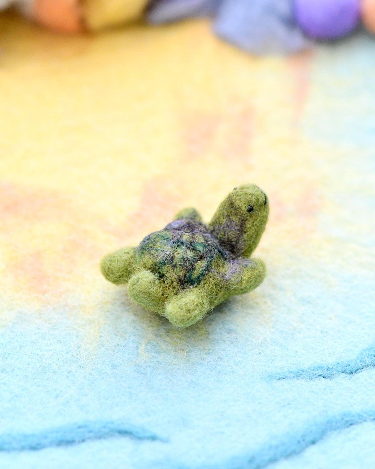 Felt Green Sea Turtle Toy (Small) | Tara Treasures | Tara Treasures