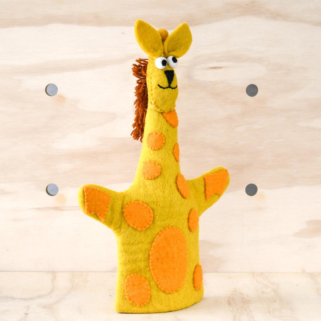 Giraffe Felt Hand Puppet – Tara Treasures