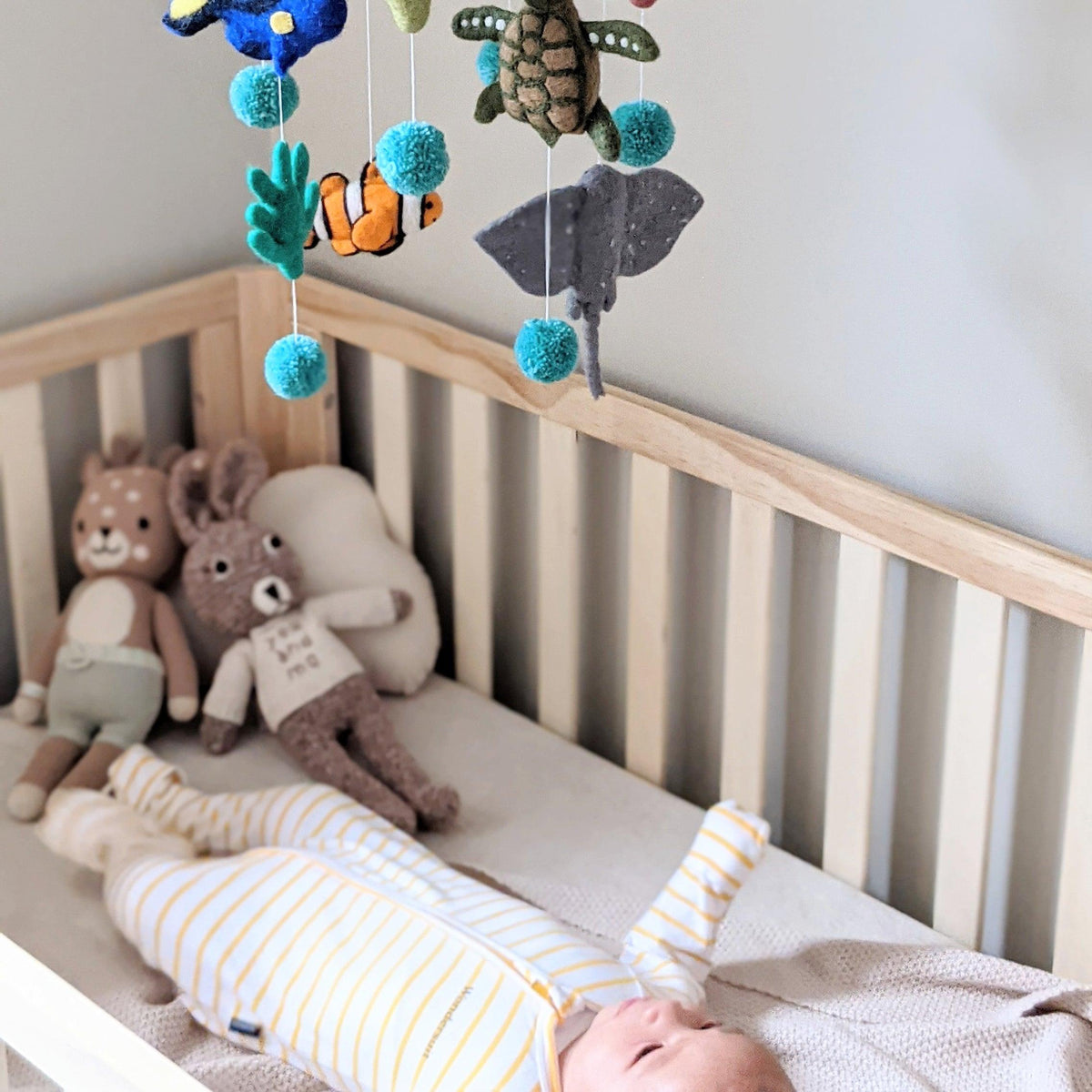 Nursery Cot Mobile - Coral Reef Sea Creatures - Great Barrier Reef ...