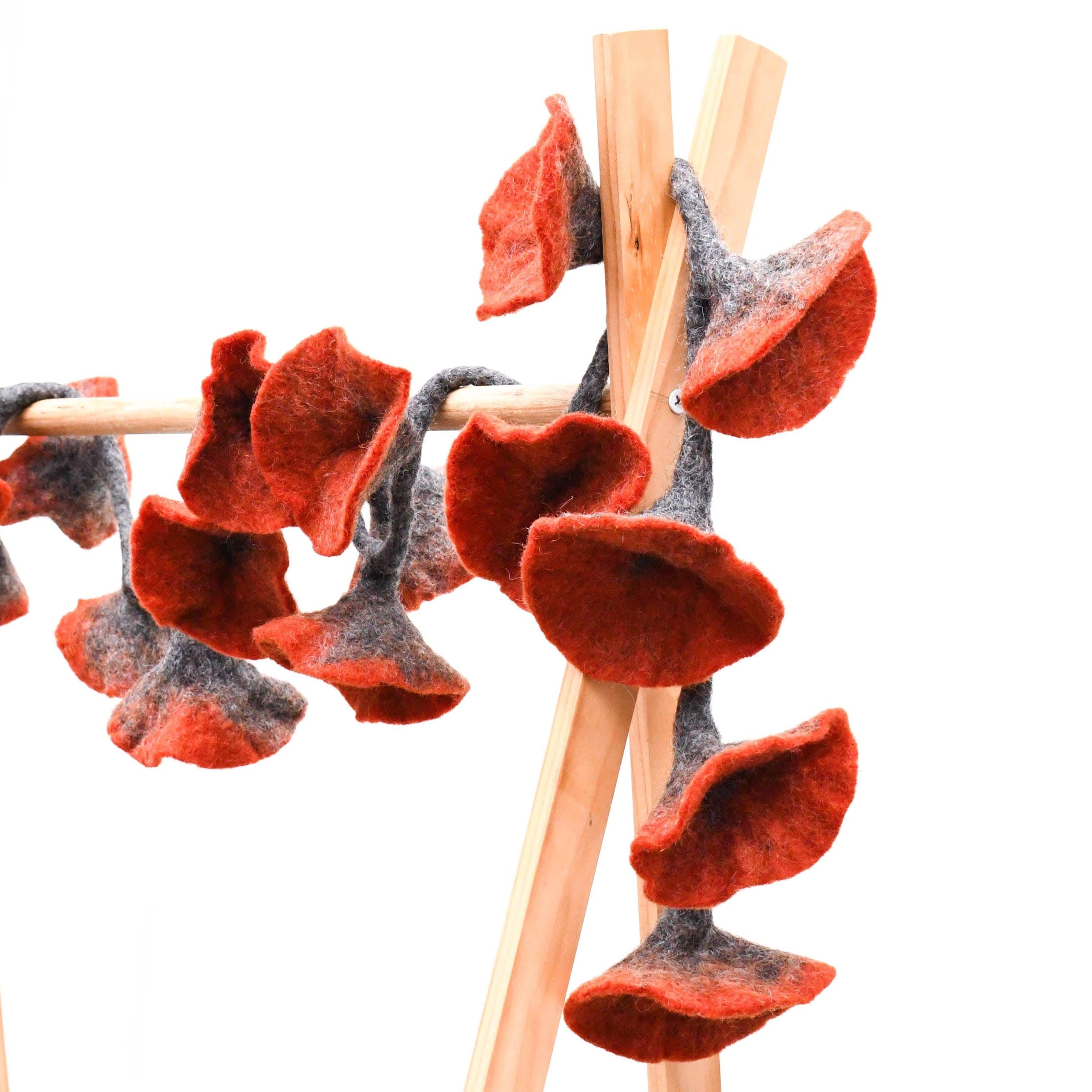 Flower Garland - Rust Brown | Tara Treasures