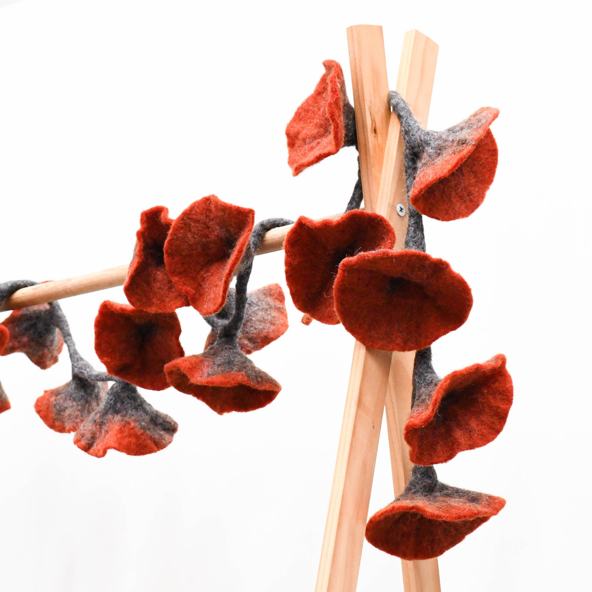 Rust Brown Flower Garland | Tara Treasures