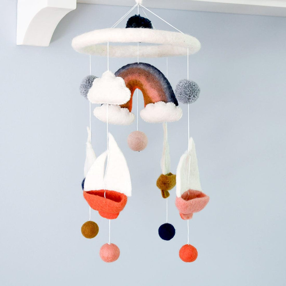 Baby Cot Mobiles - Felt Nursery Mobile | Tara Treasures